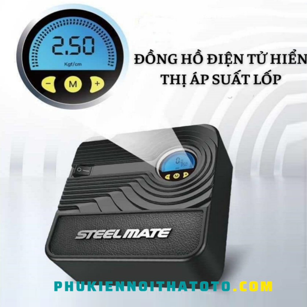 Bơm Lốp Điện Tử Steelmate P05